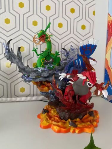 Pokemon Action figure Groudon Kyogre Rayquaza 35 cm - Animedavedere